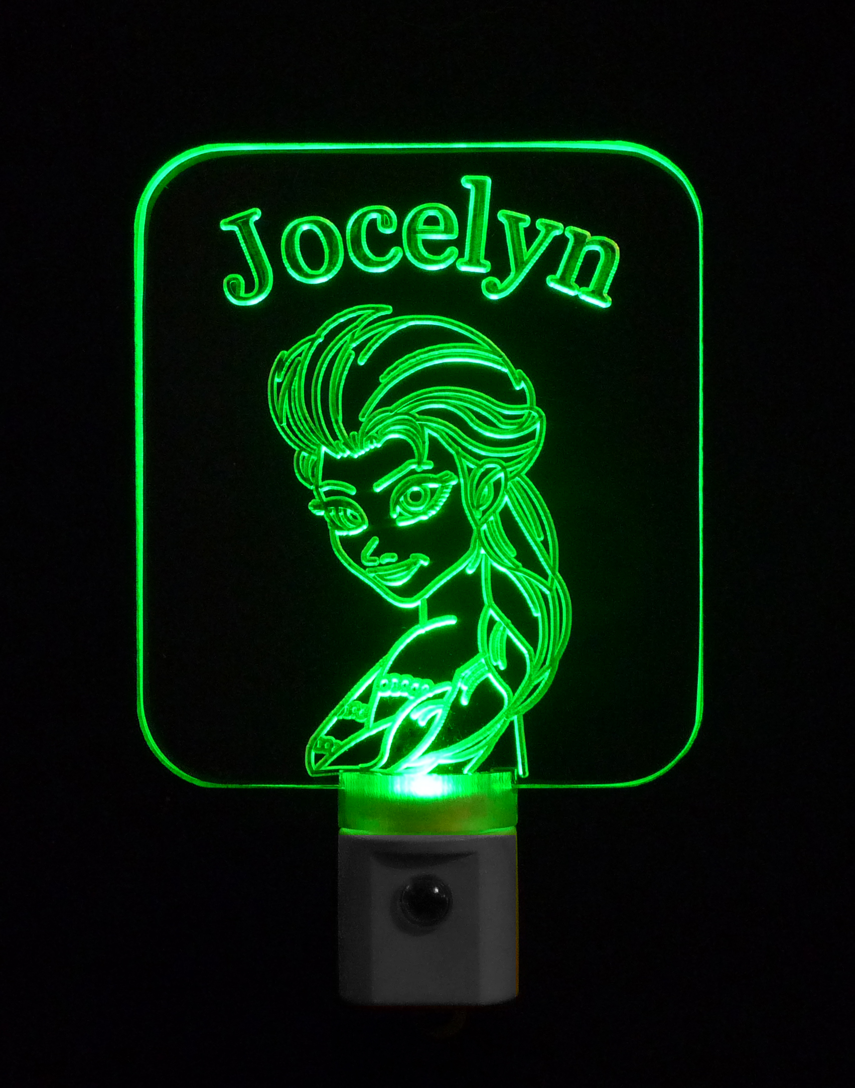 Personalized Frozen Elsa Led Night Light on Luulla