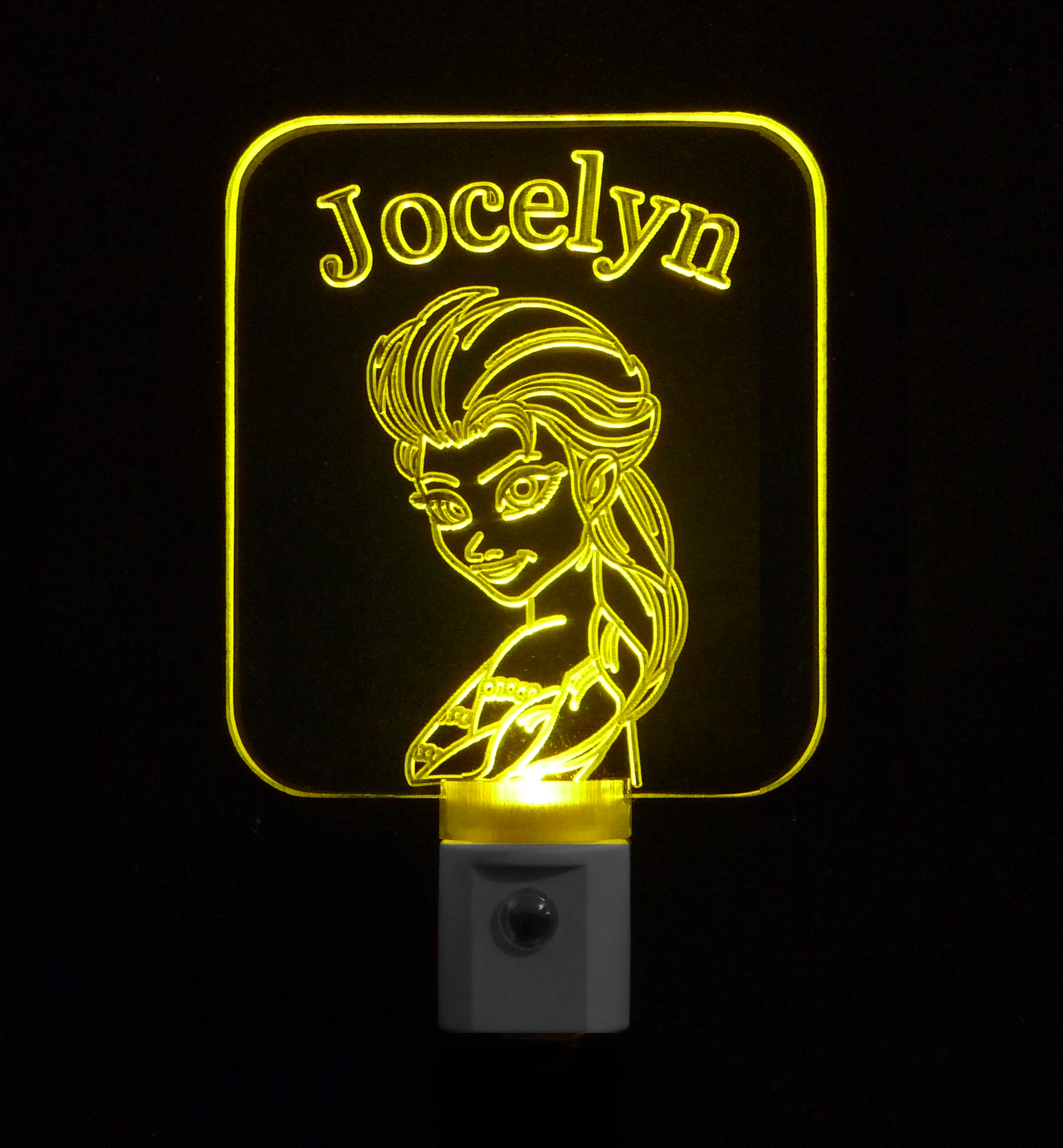Personalized Frozen Elsa Led Night Light on Luulla